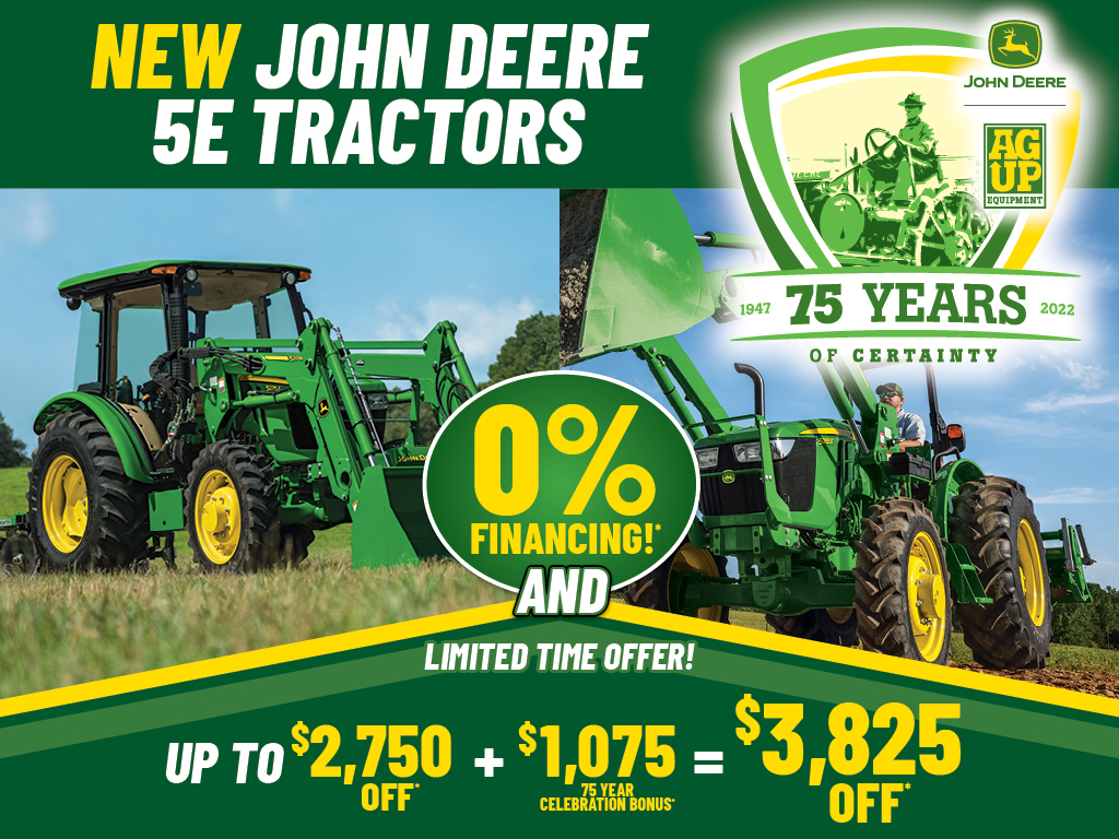 New John Deere 5E Tractors | AGUP Equipment