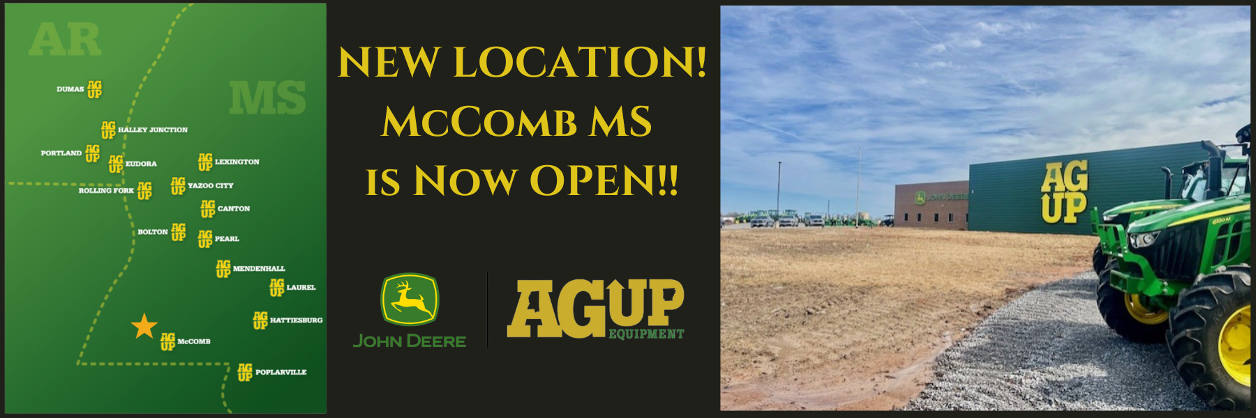 John Deere Dealer in Mississippi & Arkansas | AGUP